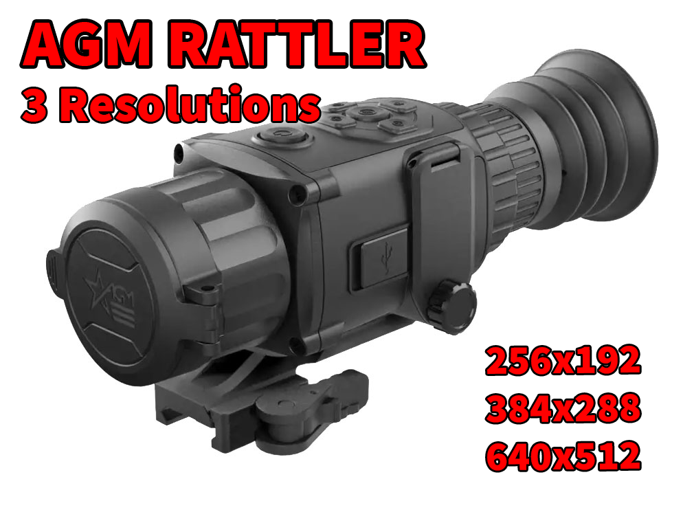 AGM Rattler Thermal Rifle Scope: 3 Resolutions to Fit the Needs Of Nig